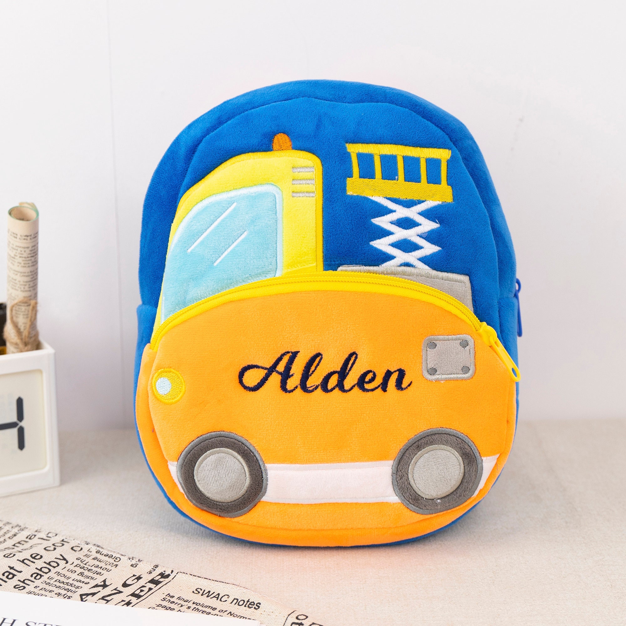 Toddler Backpack, Custom Kids Backpack, Monogrammed Preschool Boy ...