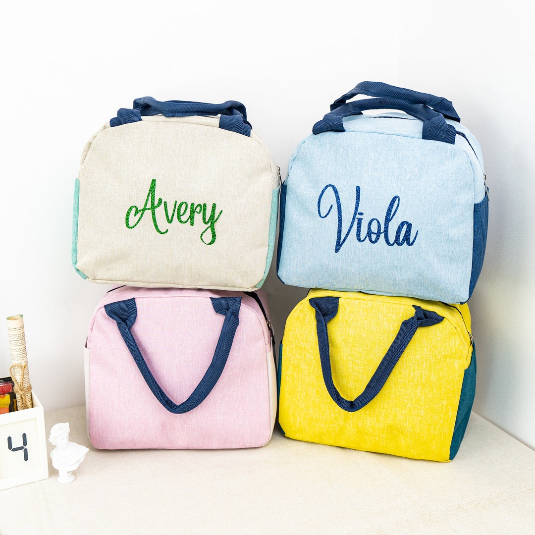 Personalized Lunch Bag, Custom Lunchbox, Embroidery Lunch Box for Boy ...