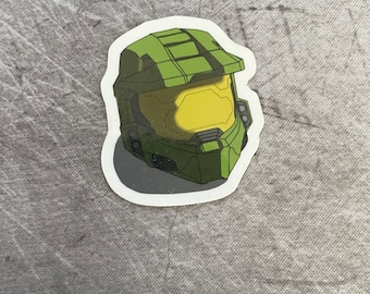 Master Chief Baking Cookies Vinyl Sticker - Etsy