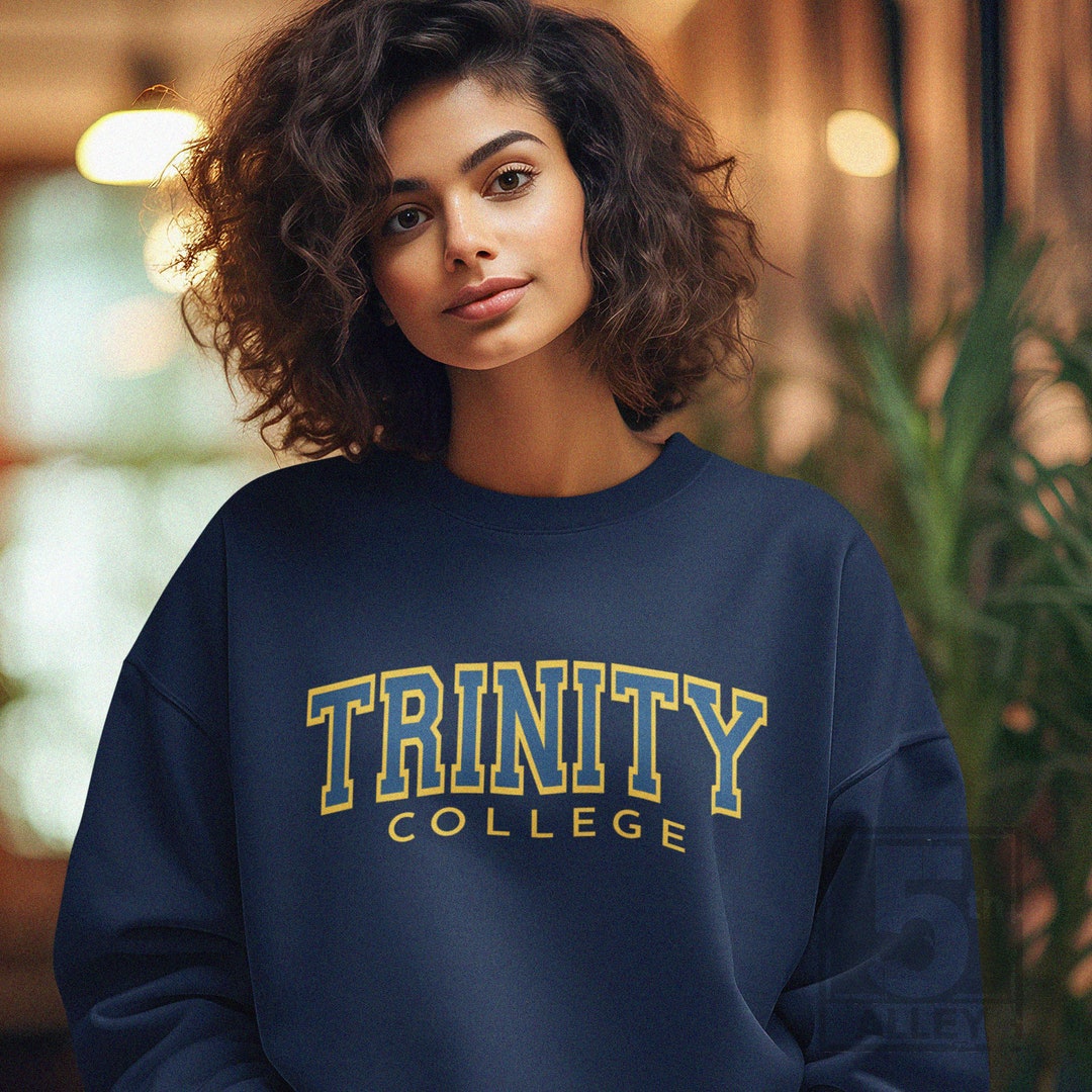 Trinity College Sweater, Trinity College Crewneck Sweatshirt, Trinity ...