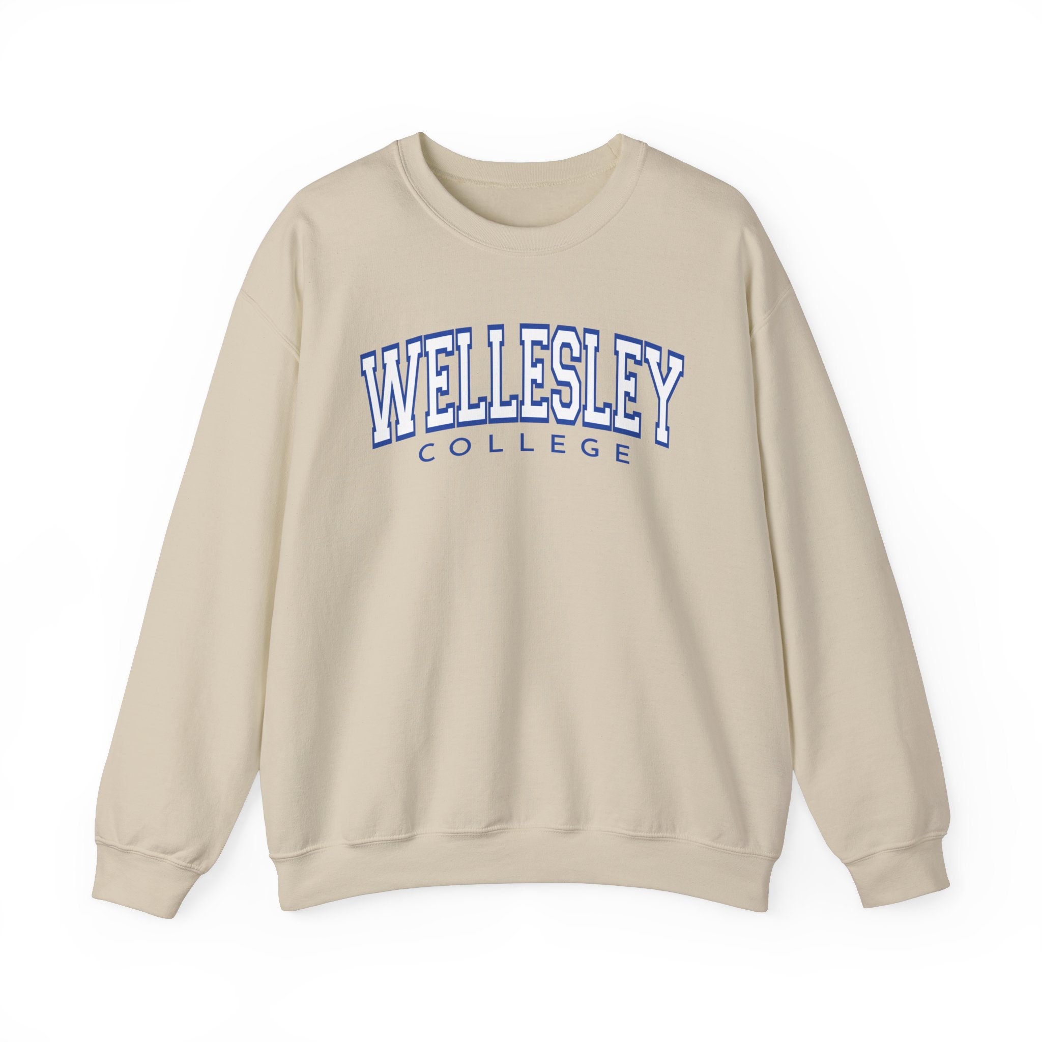 Wellesley College Crewneck Sweater, Wellesley Sweatshirt, WC Sweater - Etsy