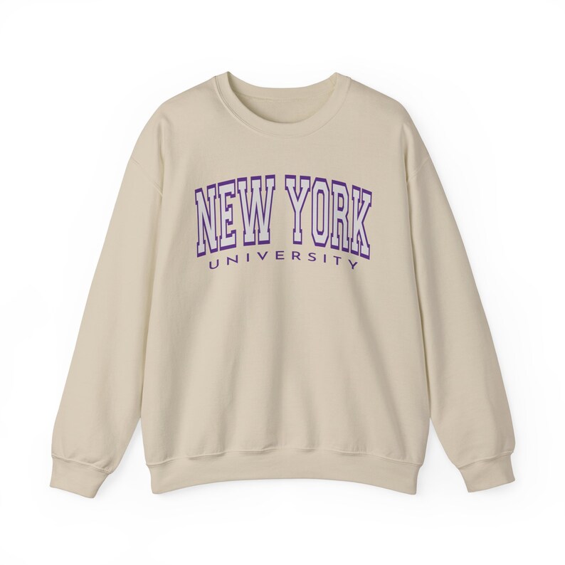 NYU Sweater, New York University Crewneck Sweatshirt - Etsy UK