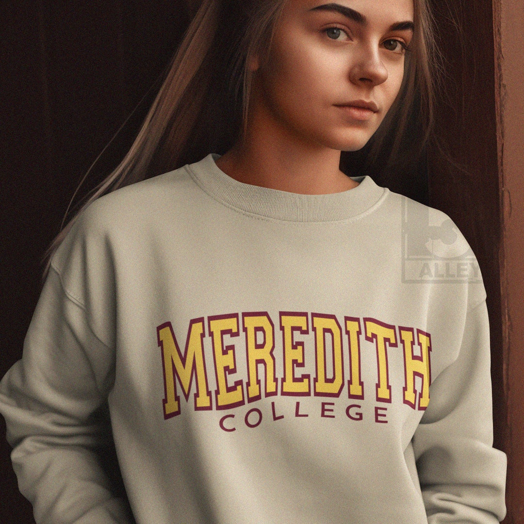 Meredith College Sweatshirt, Meredith Crewneck Sweater, Meredith Alumni ...