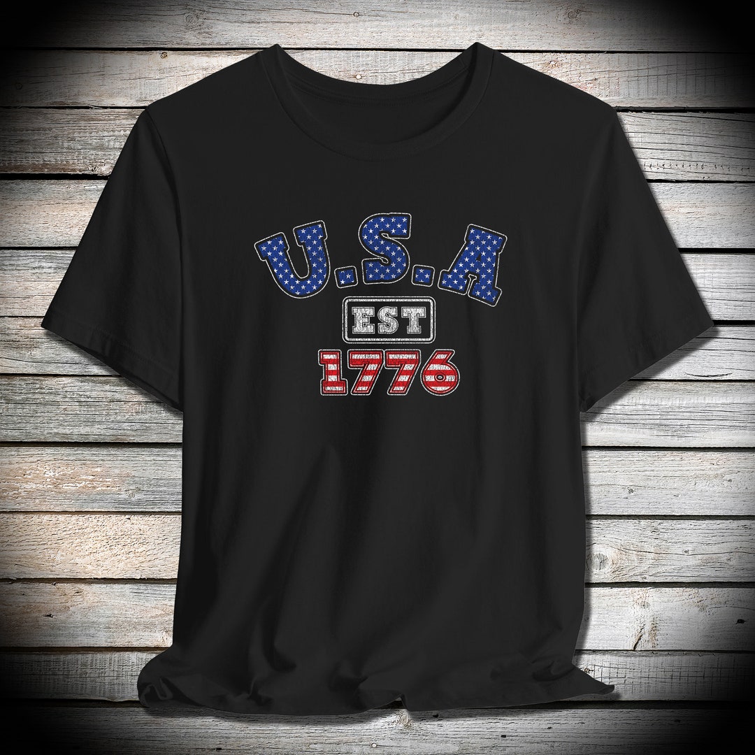 4th of July T-shirt | USA Est 1776 | Fourth of July Gift | Independence ...