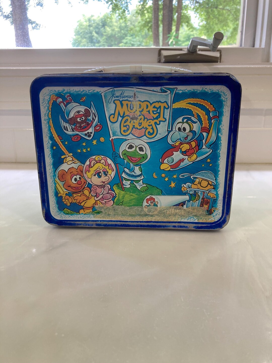 Vintage Metal Lunch Box 1985 King Seeley Thermos Muppet Babies - Etsy