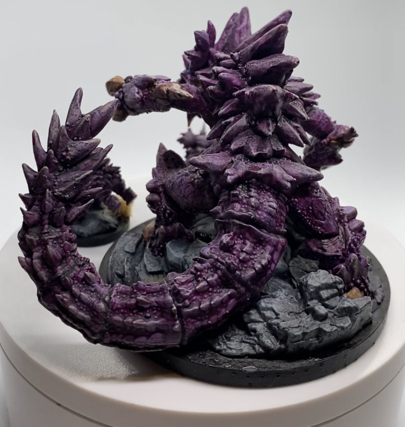 Kaijumon Monarch King Kaiju 3d Printed Miniature - Etsy