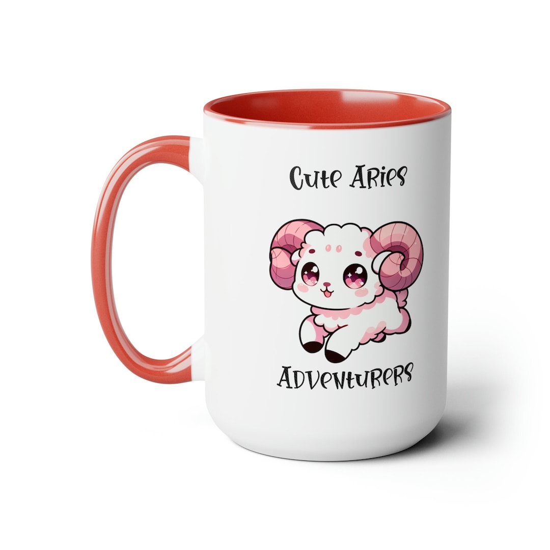 Aries Coffee Mug , Two-tone Coffee Mugs, 15oz ,zodiac Mug , Cute Coffee ...