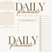 Minimalist Digital Planner Template, Daily Planner Printable, Daily ...
