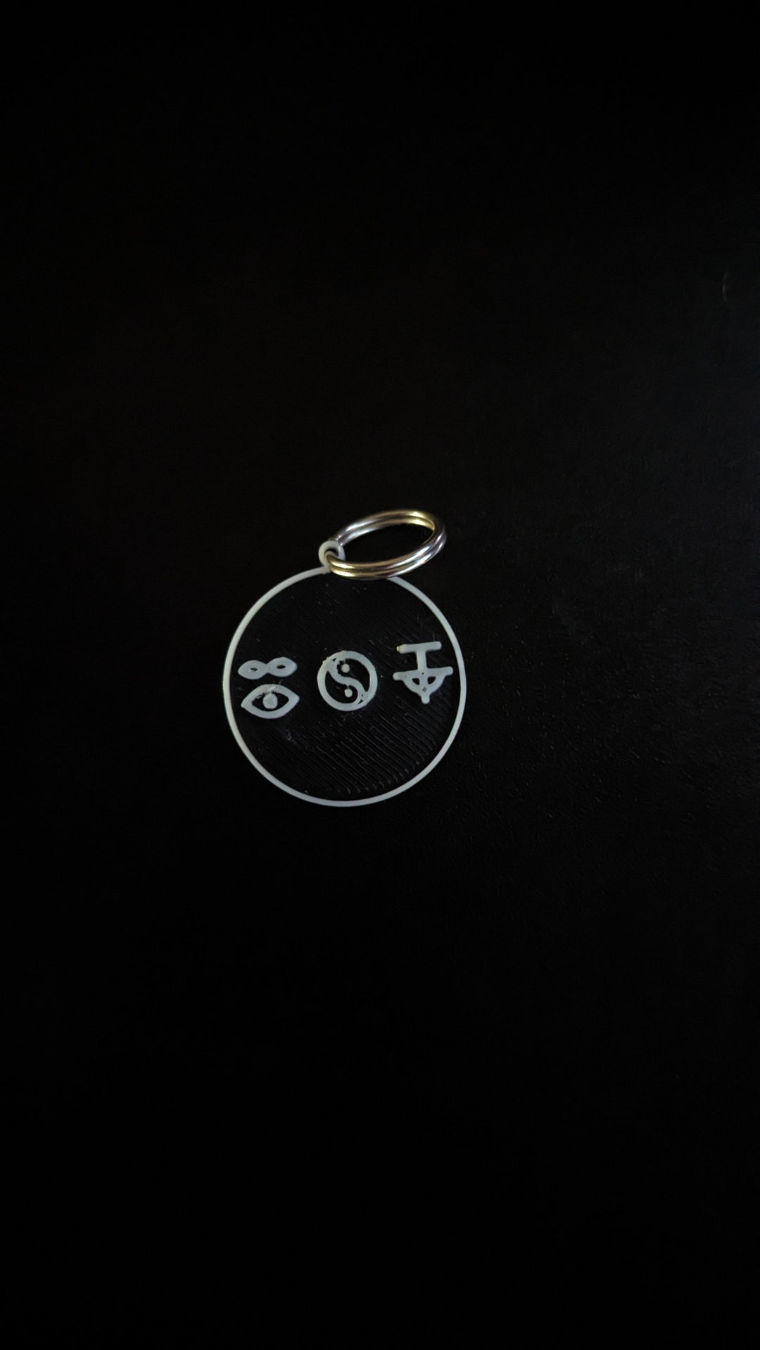 Bad Omens Symbols Keyring 3D Printed - Etsy