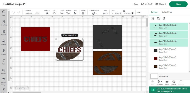 Chiefs Rhinestone Template Svg, Football Fan Rhinestone Svg for Cricut ...