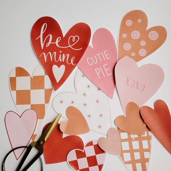 Printable Heart - Etsy