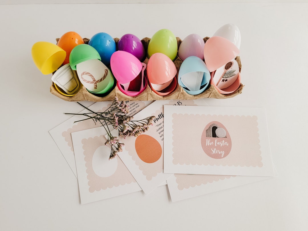 Resurrection Eggs PRINTABLES, Easter Story Egg Hunt, LDS Easter Symbols ...