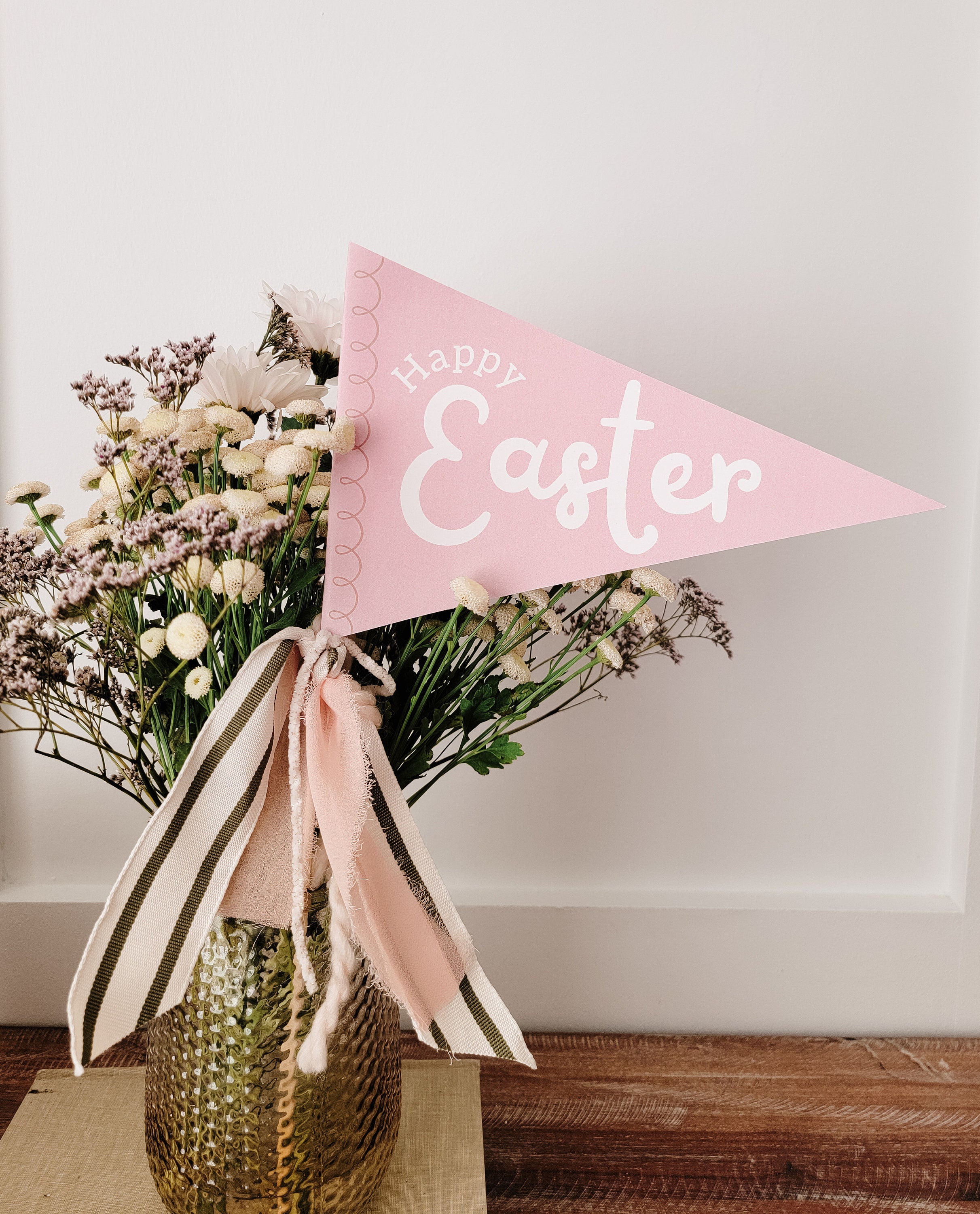 Easter Pennant Flags, Spring Printable Bunting (digital Download) - Etsy