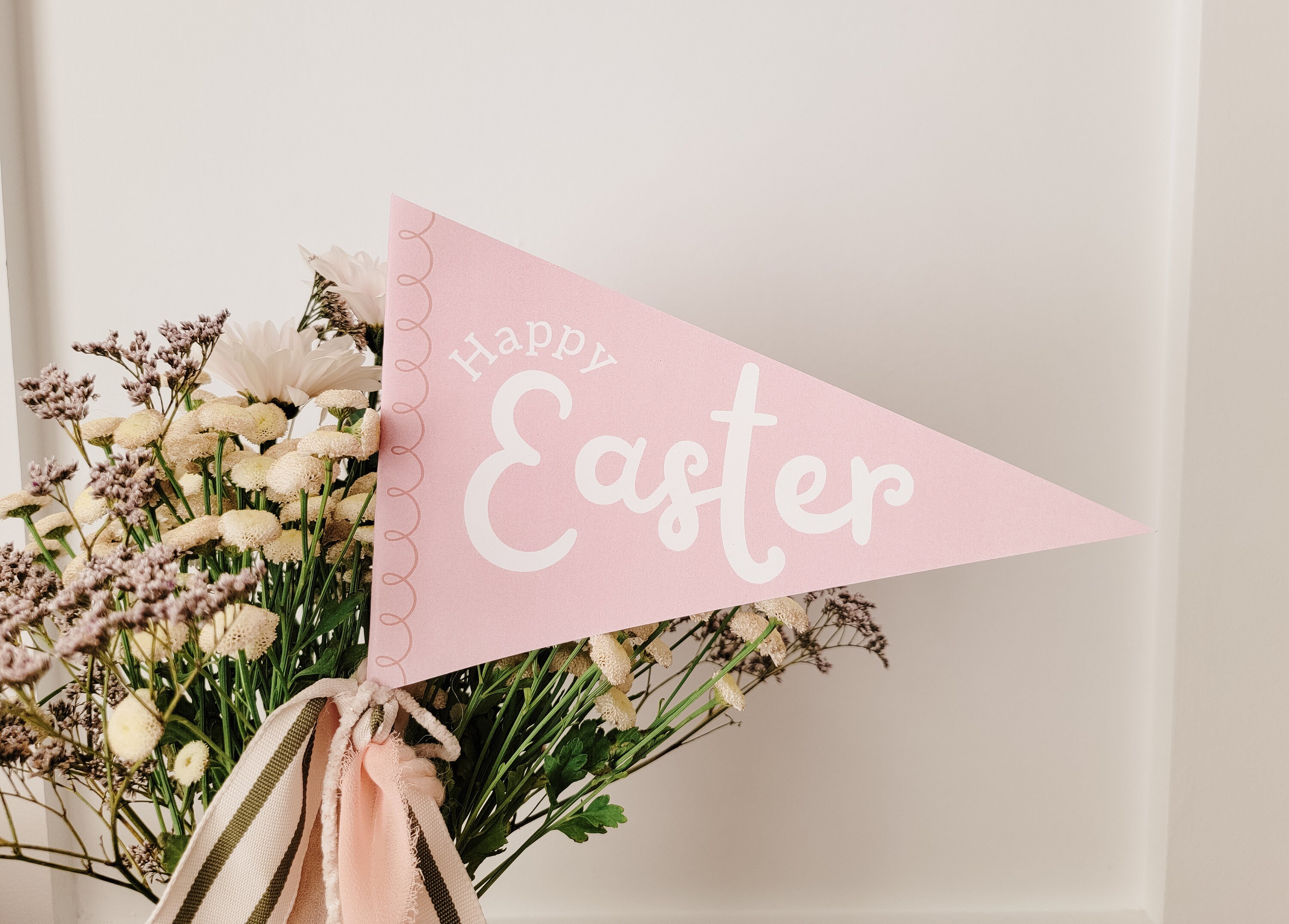 Easter Pennant Flags, Spring Printable Bunting (digital Download) - Etsy