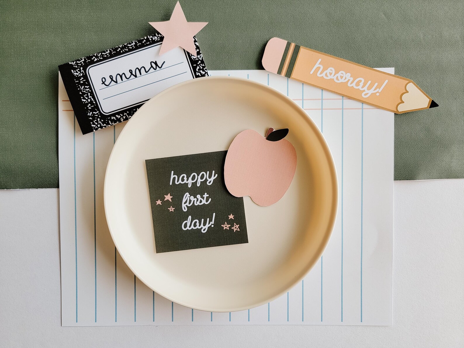 Back to School Breakfast Dinner Printables, First Day of School Treat ...