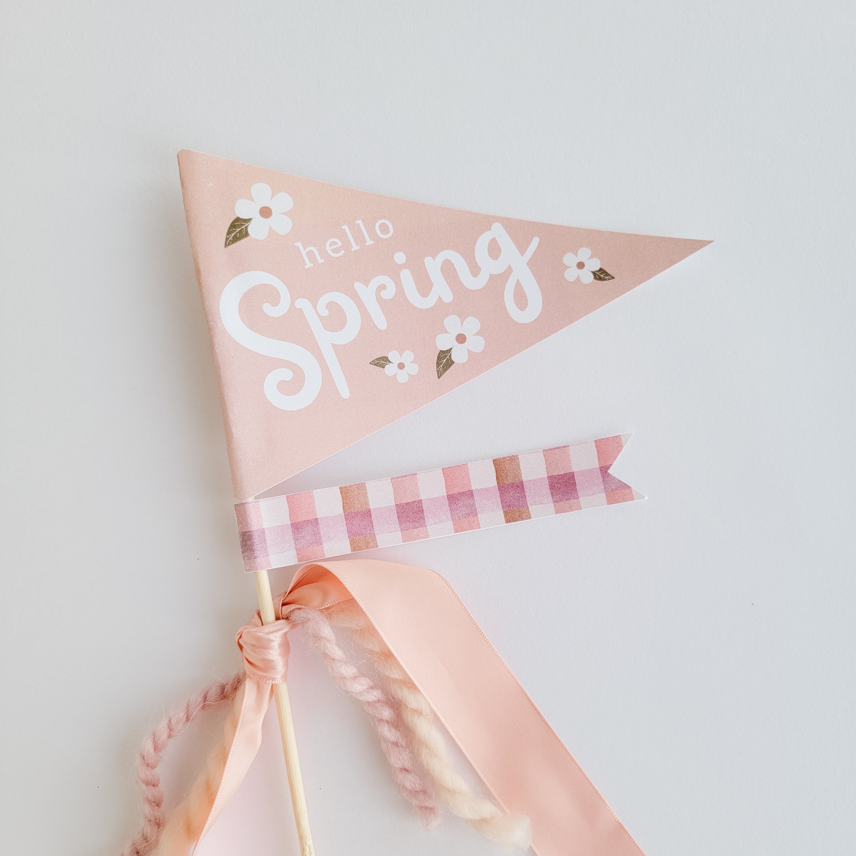 Easter Pennant Flags, Spring Printable Bunting (digital Download) - Etsy