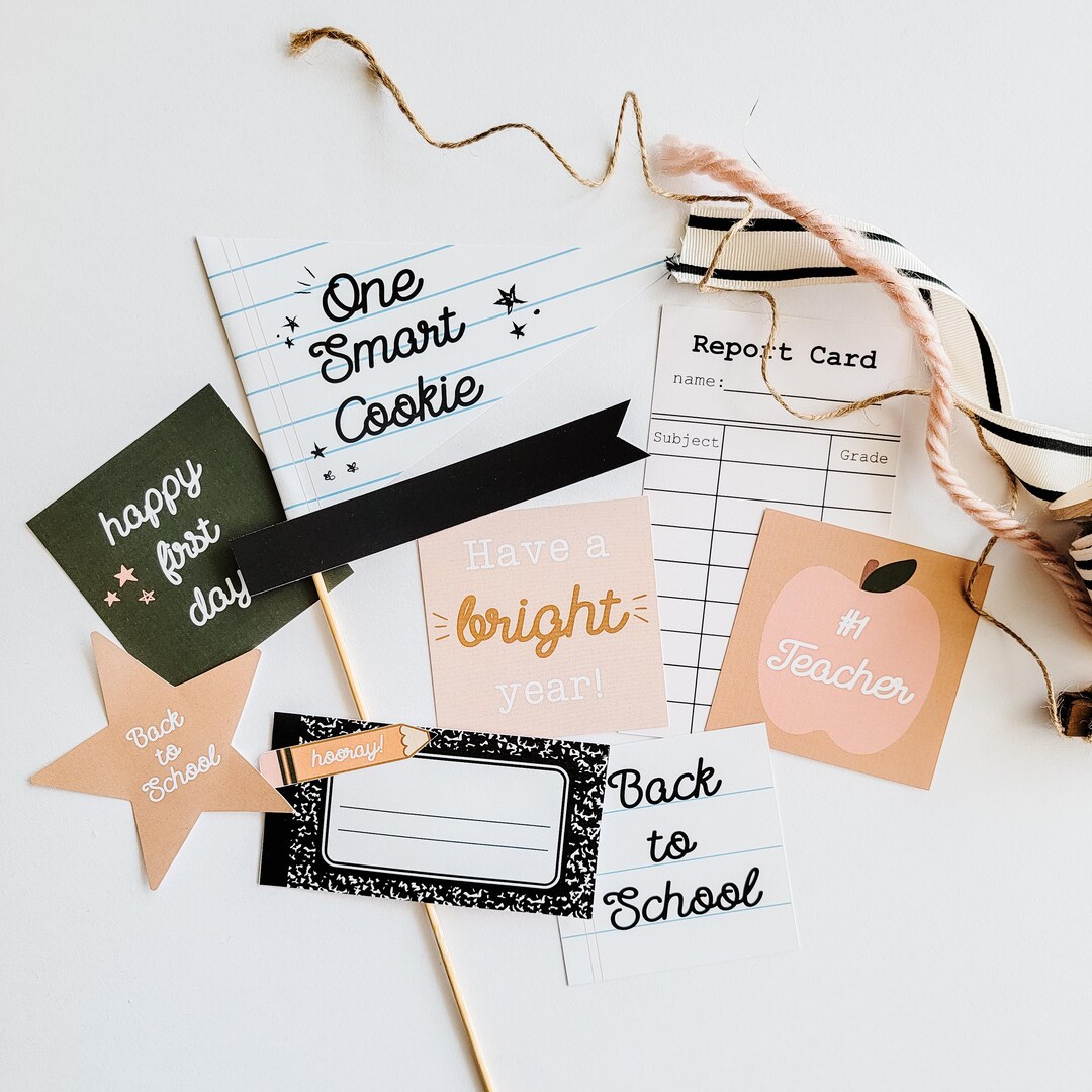 Back to School Breakfast Dinner Printables, First Day of School Treat ...