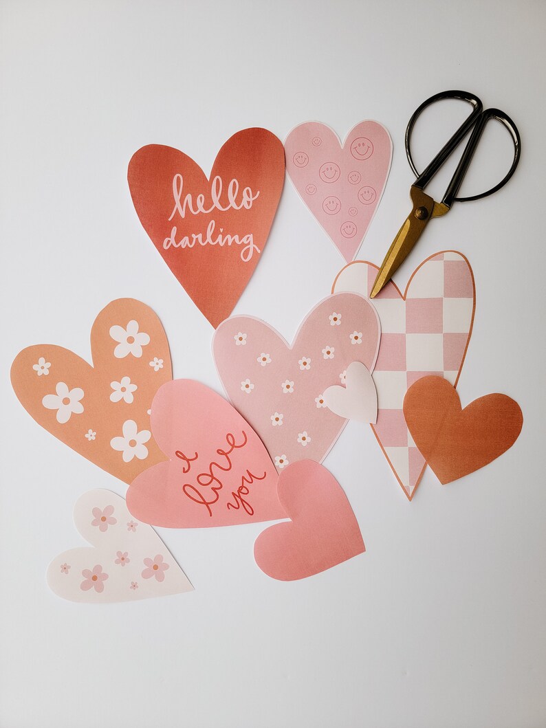 Heart Attack PRINTABLE Hearts, Valentine Love Notes for Kids Spouse ...