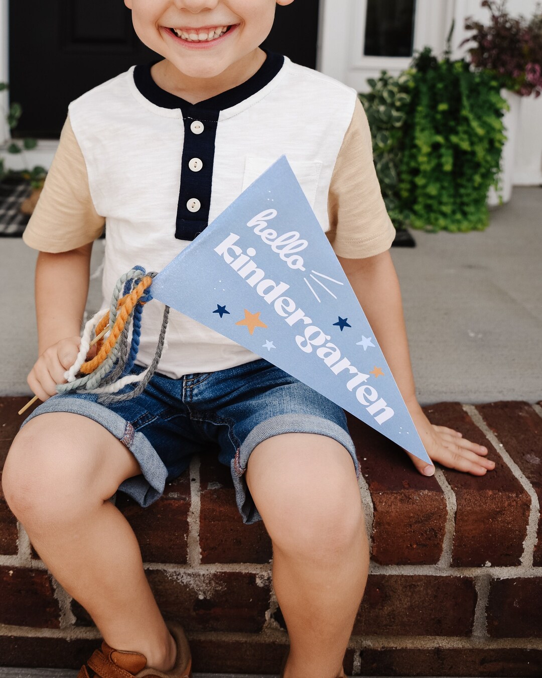 First Day Pennant Flag, Back to School Flag, Elementary School Flag ...