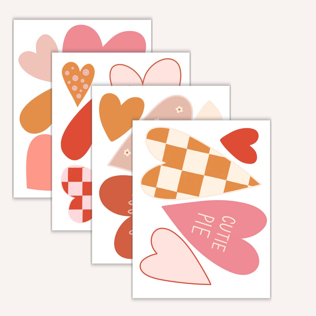 Heart Attack PRINTABLE Cutouts, Valentine Love Notes for Kids Spouse ...