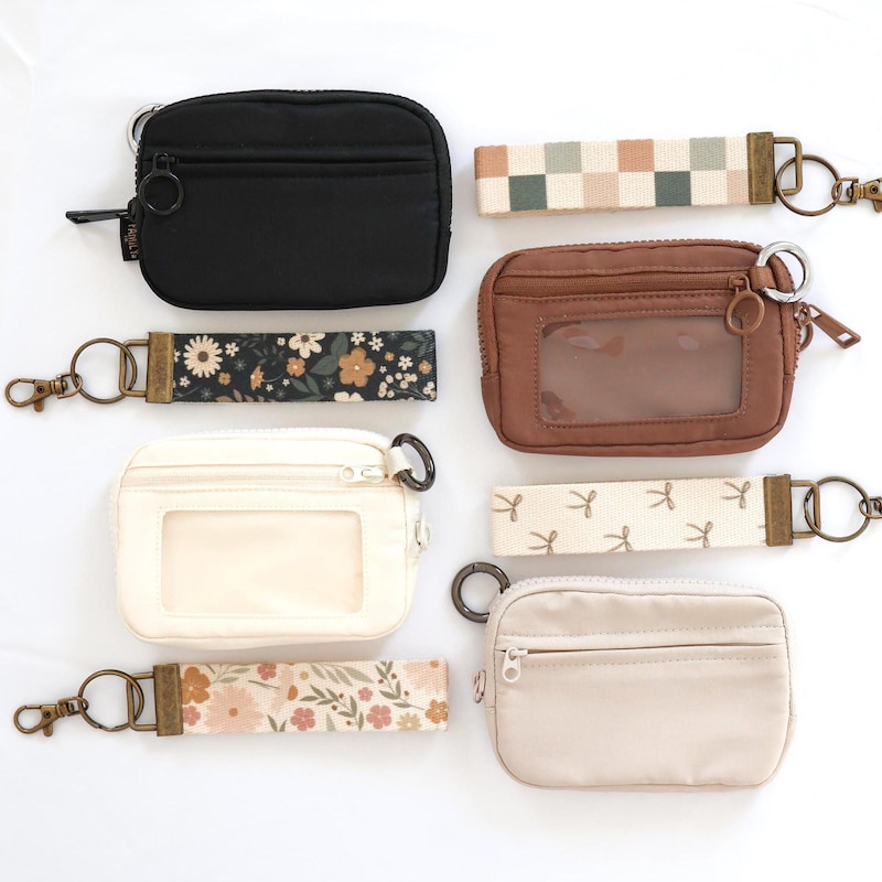 Leather Wallet Id Lanyard - Etsy