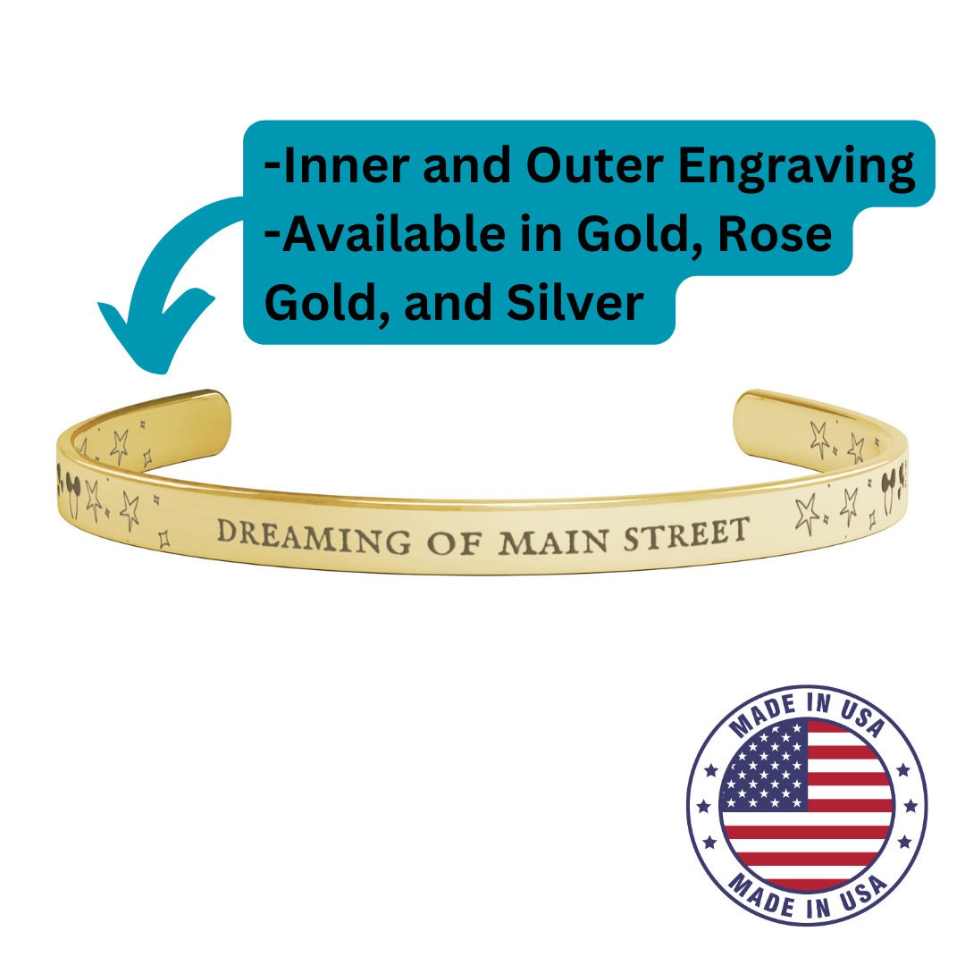 Disney Cuff Bracelet 18k Plating Gift Mothers Day Gift for Her Birthday ...