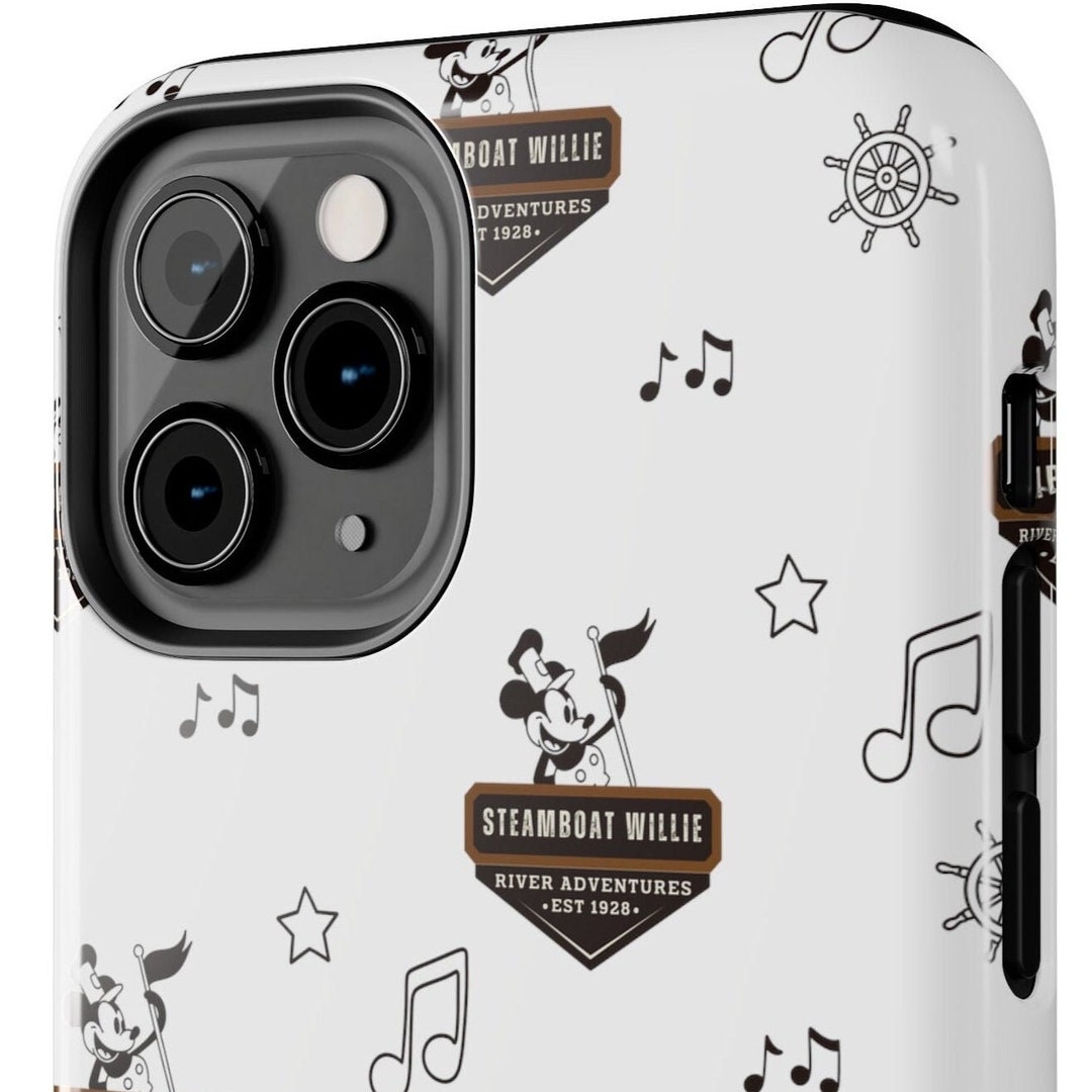 Steamboat Willie iPhone Case Classic Mickey Cartoon Theme Park Gift ...