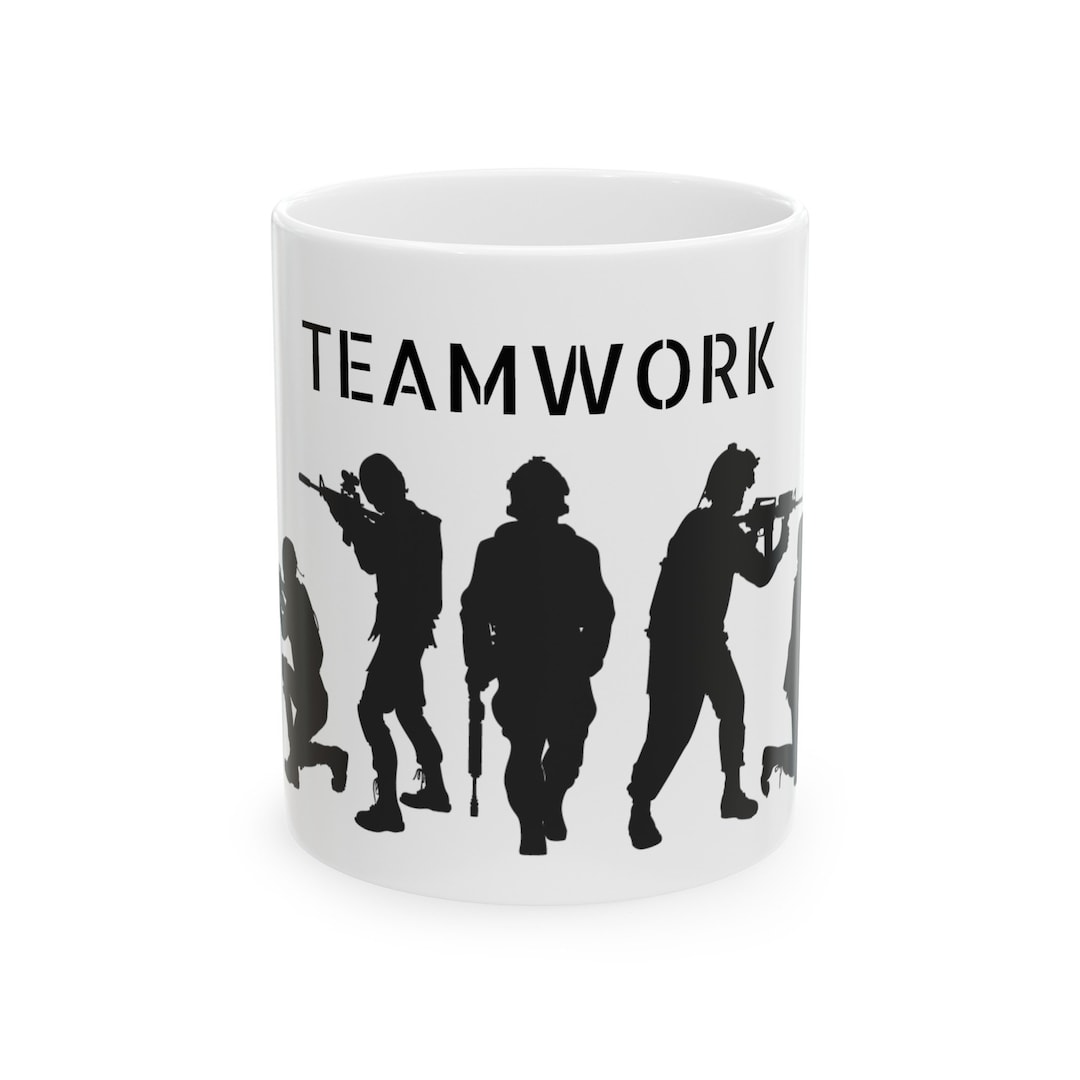 Military Tactical Teamwork, Wraparound Design, Ceramic Coffee Mug, 11oz ...
