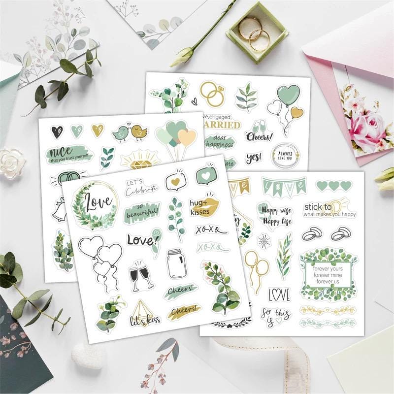 Scrapbook Stickers - Etsy