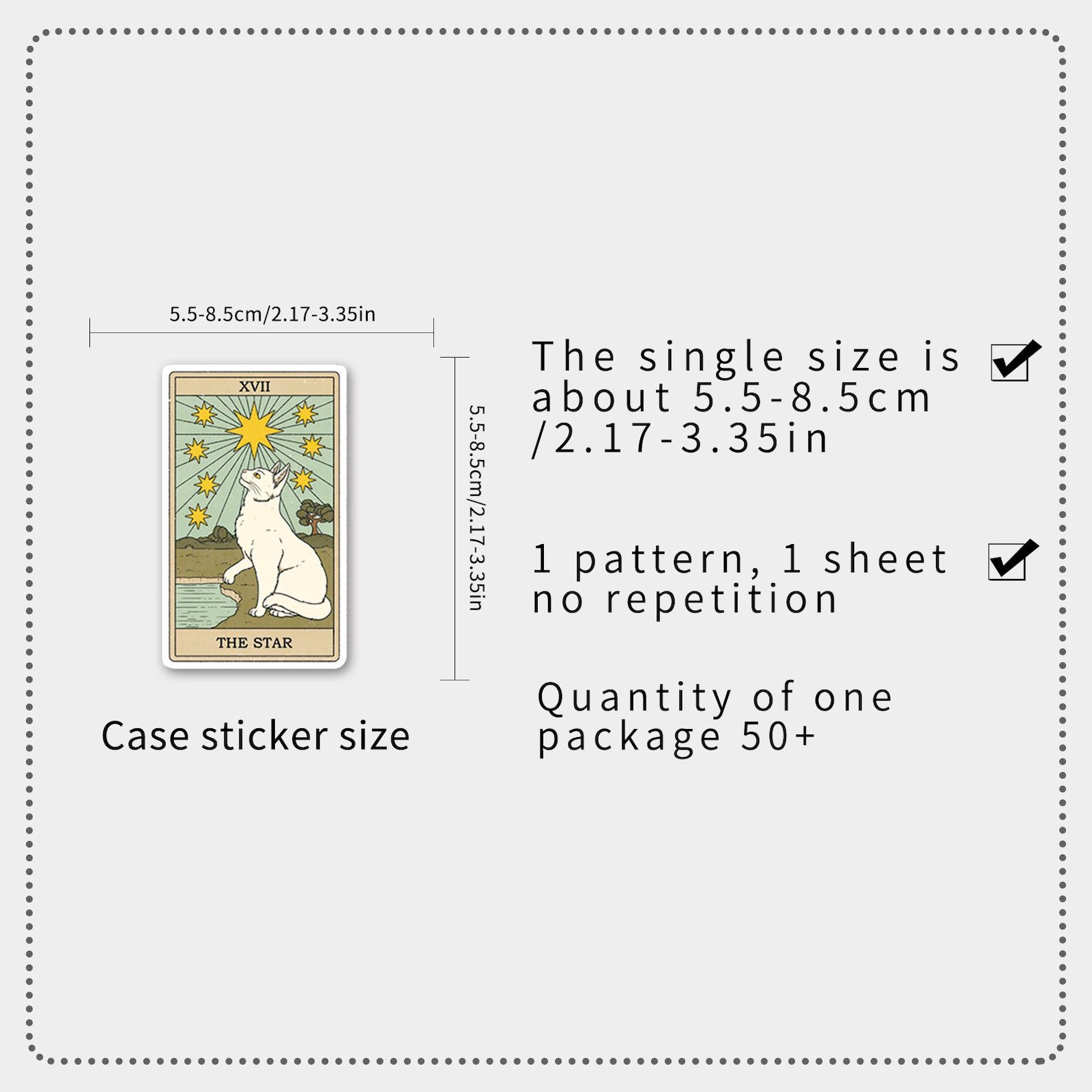 Cat Tarot Card Stickers: 78 Waterproof Feline Decals - Etsy