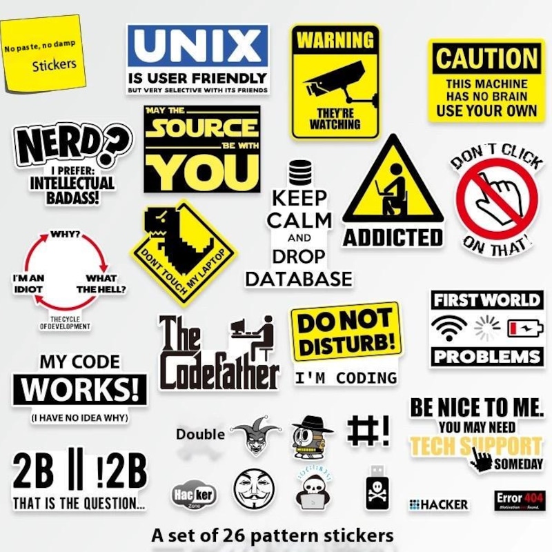 Developer Stickers - Etsy