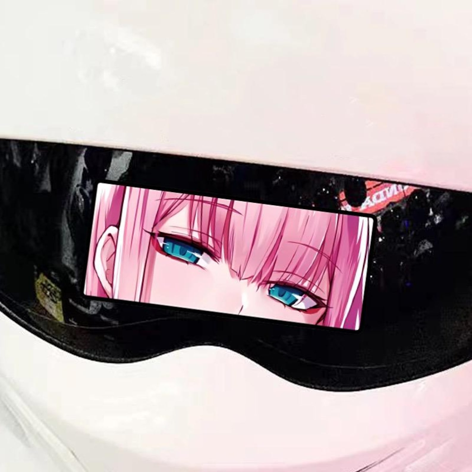 Zero Two Anime Girl Sticker: Waterproof Car Decal, Laptop Label - Etsy