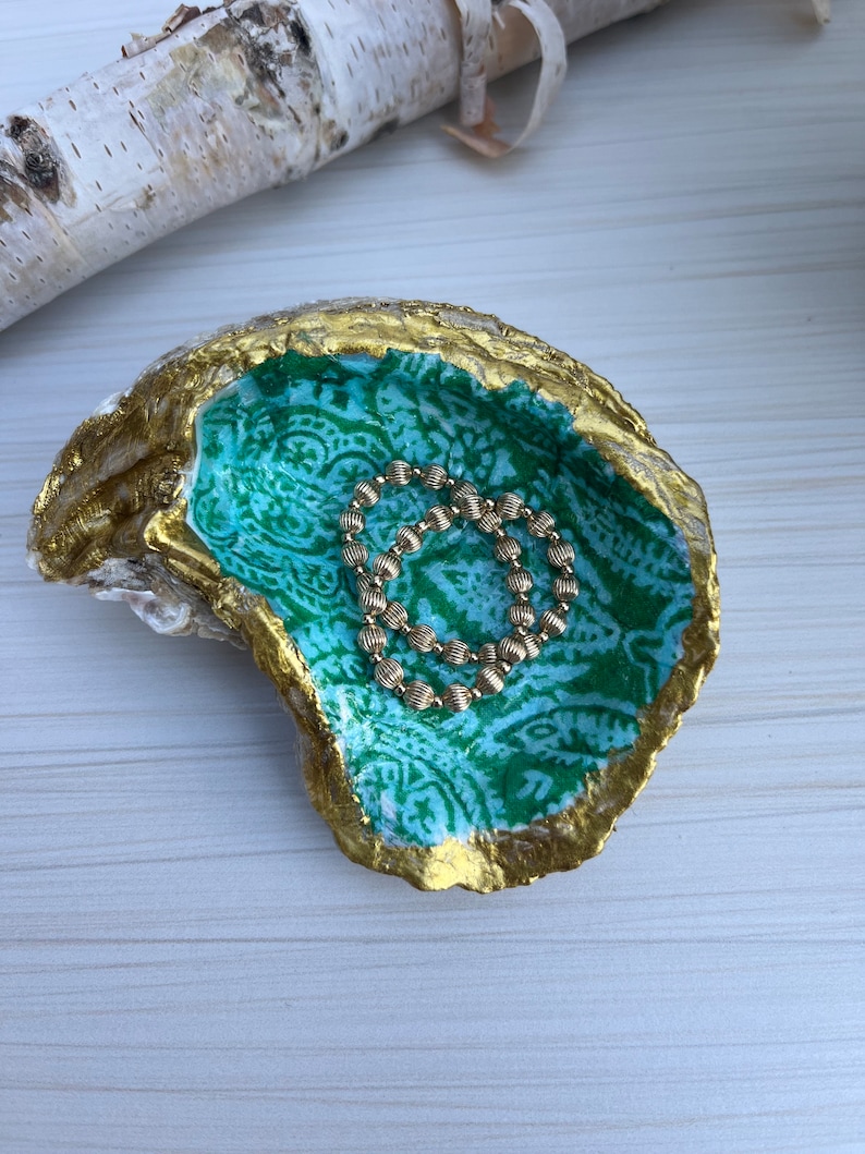 Oyster Shell Jewelry Dish. Ring Jewelshell Container. Unique Gift for ...