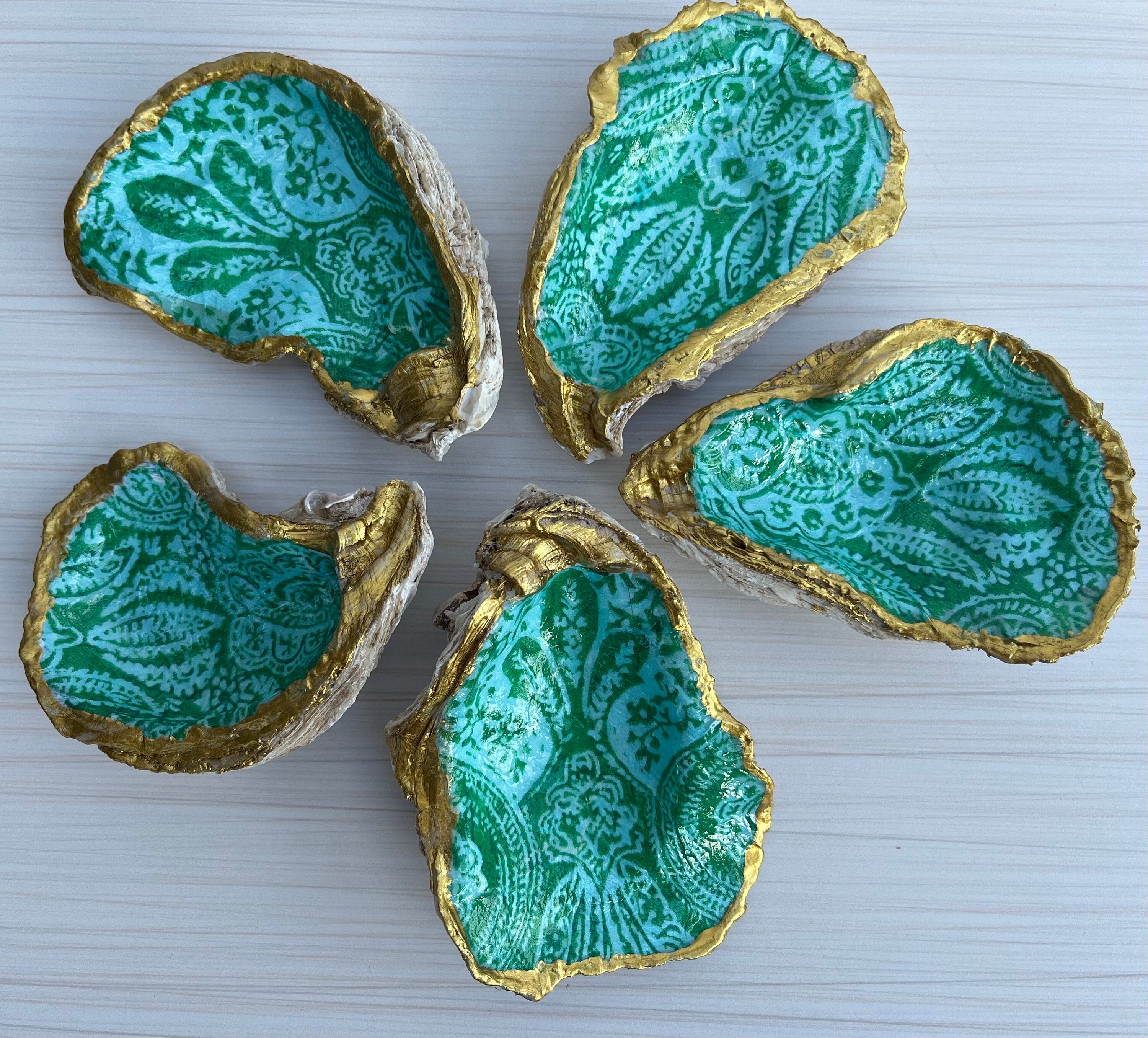 Oyster Shell Jewelry Dish. Ring Jewelshell Container. Unique Gift for ...