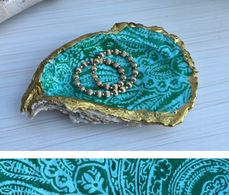 Oyster Shell Jewelry Dish. Ring Jewelshell Container. Unique Gift for ...