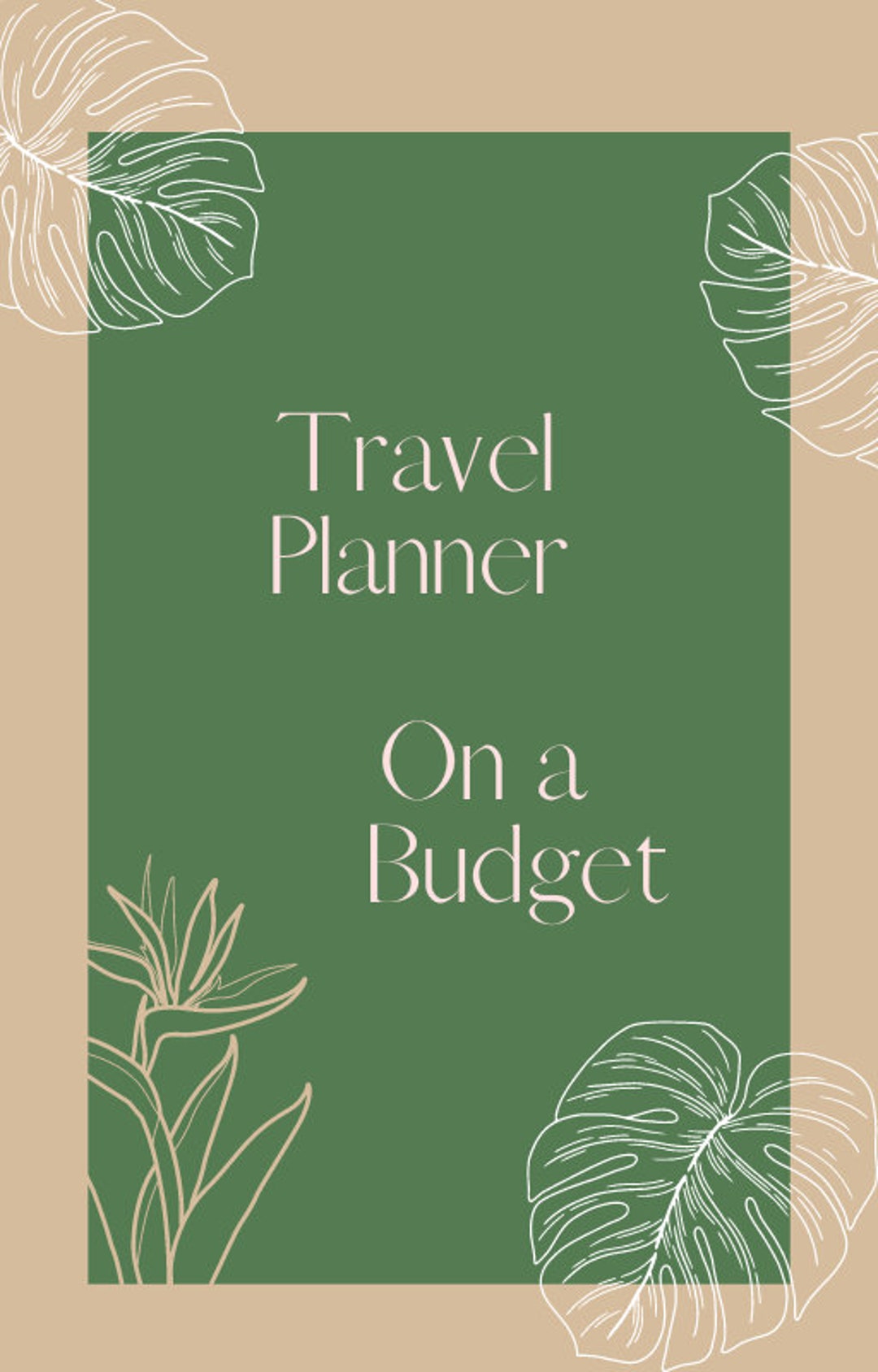 Printable Travel Budget Planner Guide - Etsy