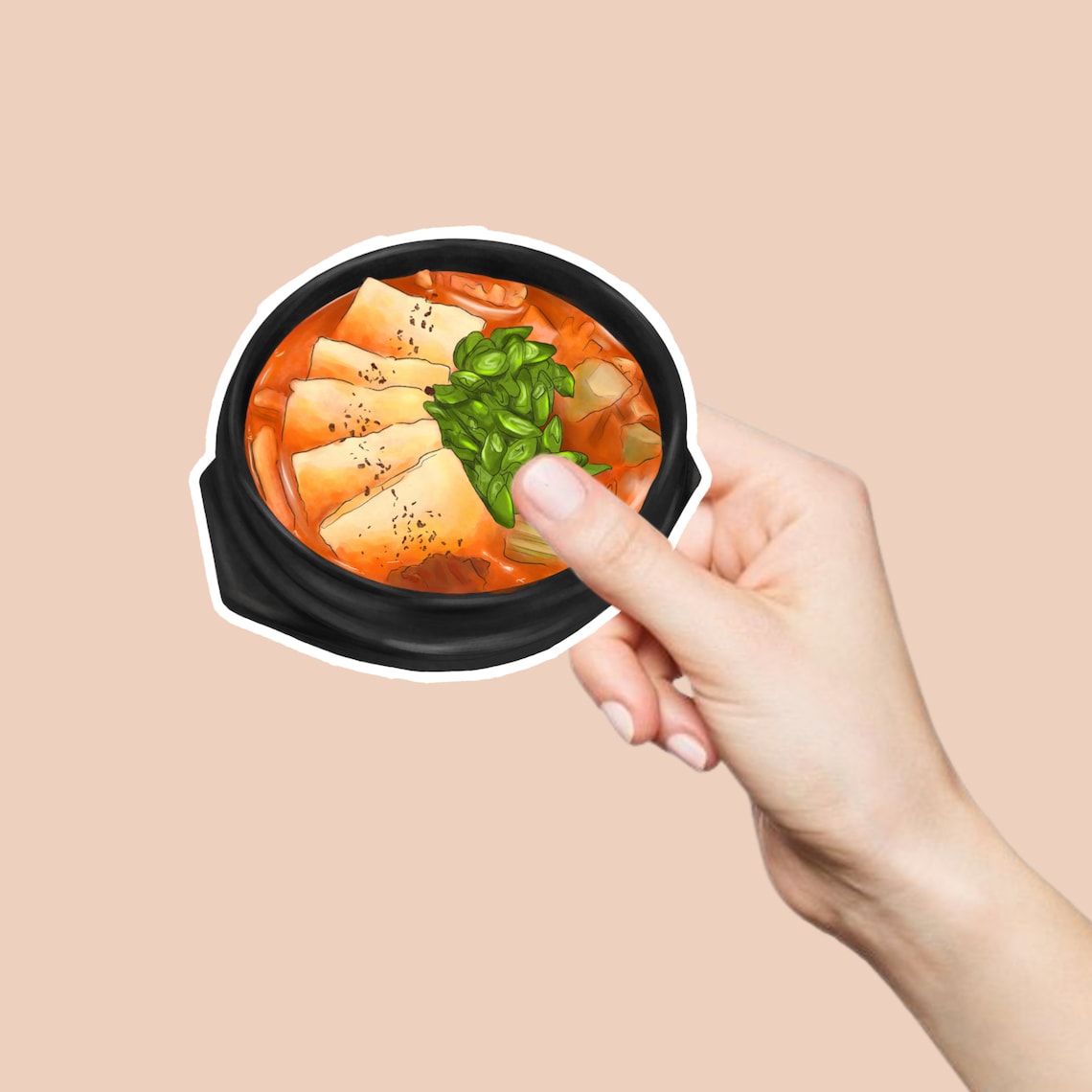 Printable Korean Food Sticker With Fishcake Bingsu Bibimbap Kimbap ...
