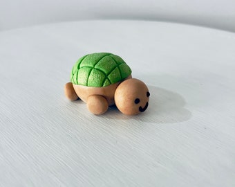 Small Mexican Turtle Concha Bread Clay Sculpture - Etsy