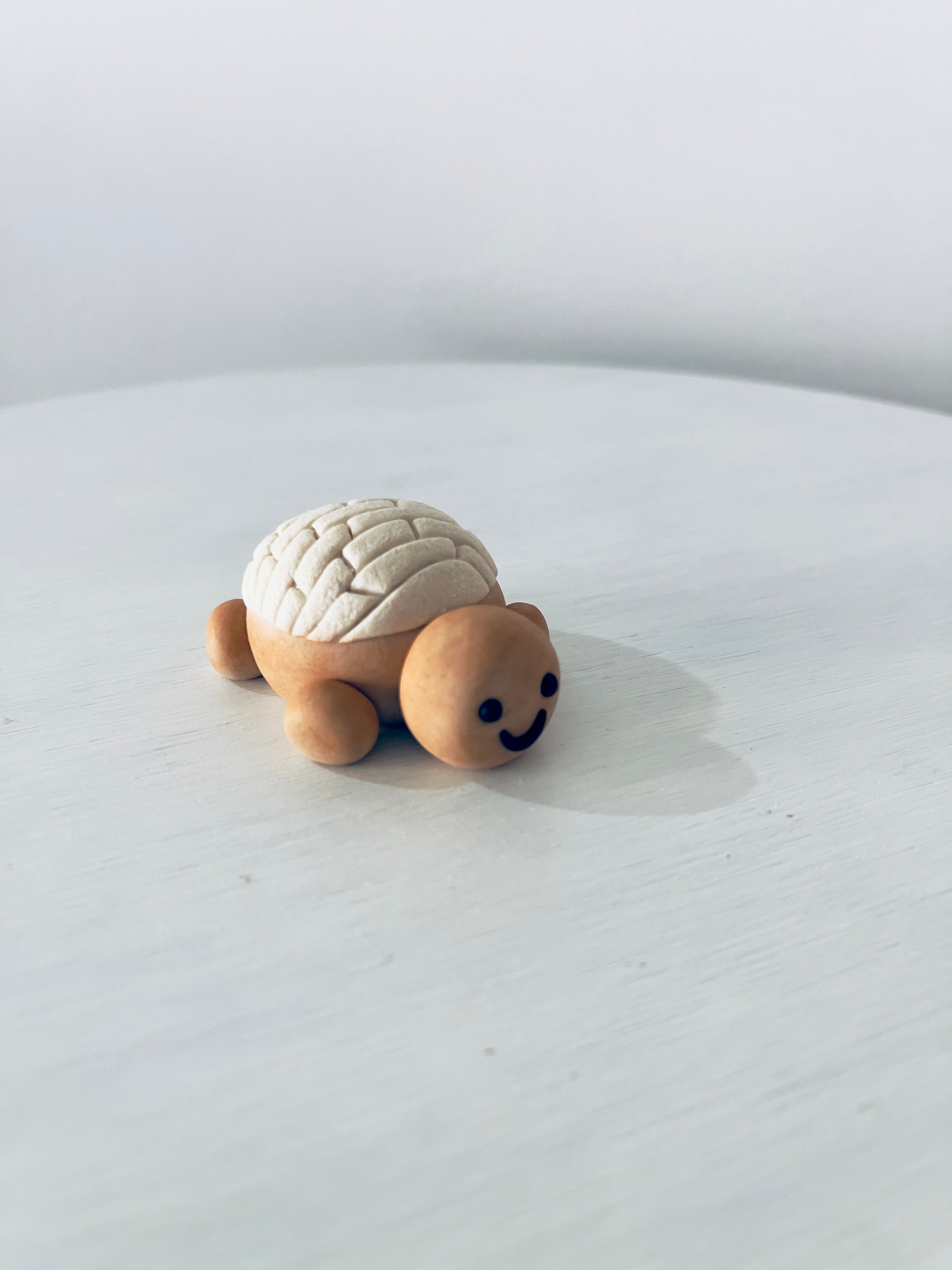 Small Mexican Turtle Concha Bread Clay Sculpture - Etsy