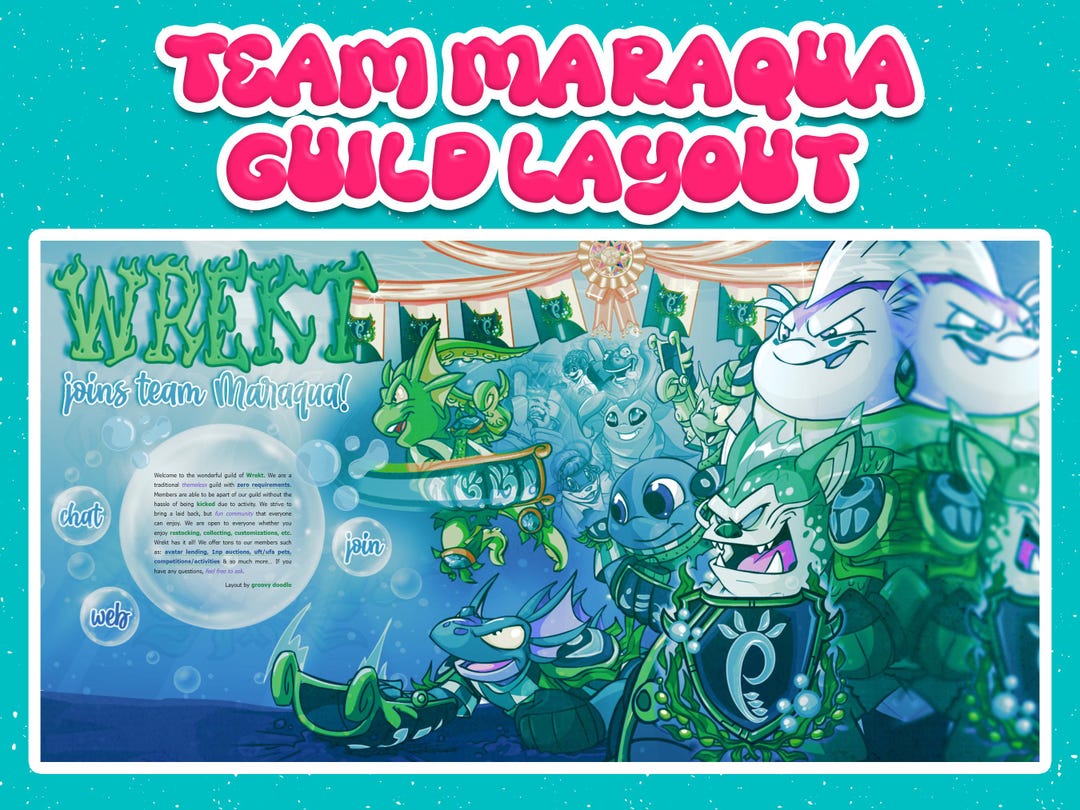 Neopets Guild Layout - Etsy