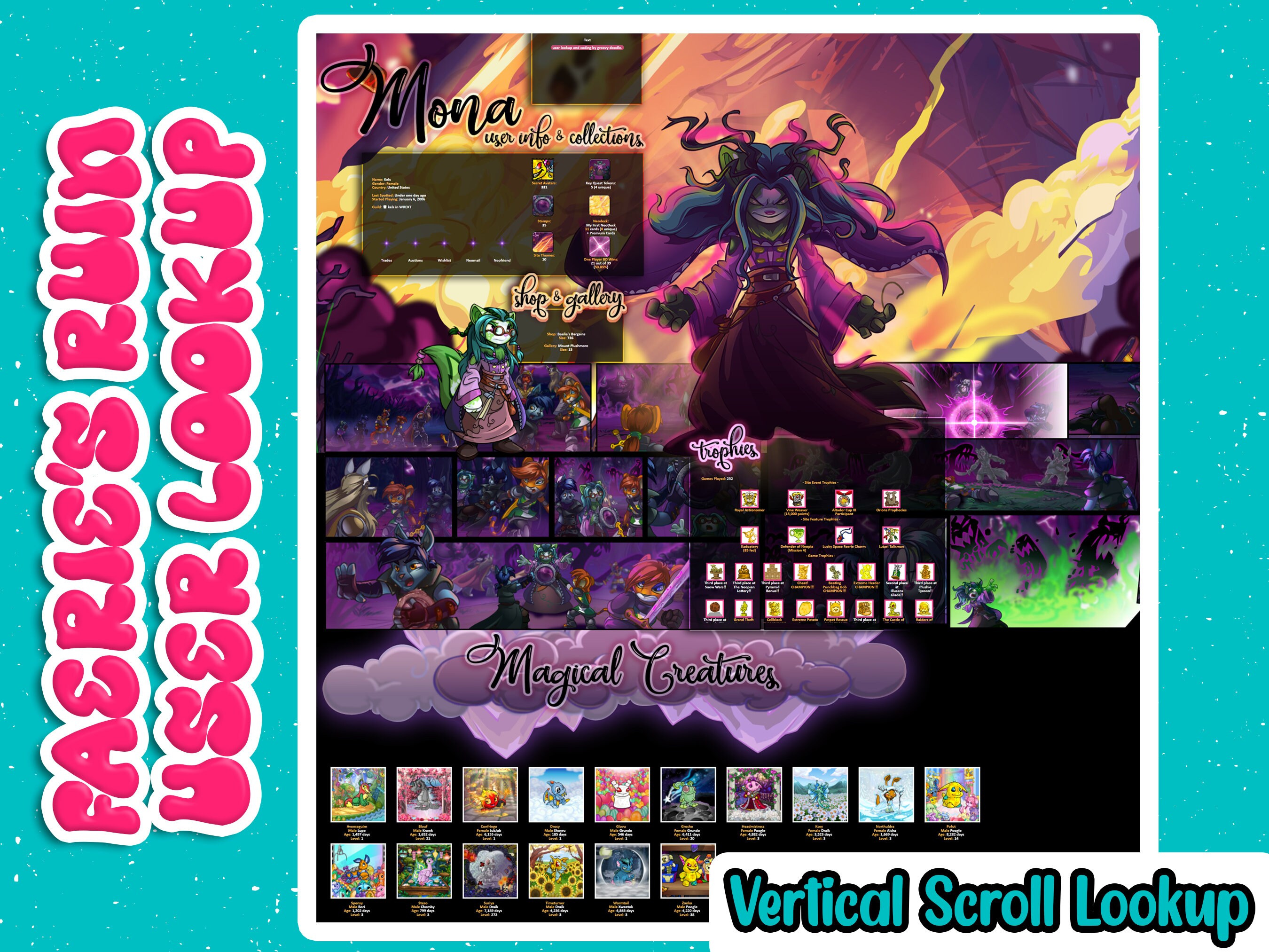 Neopets User Lookup - Etsy