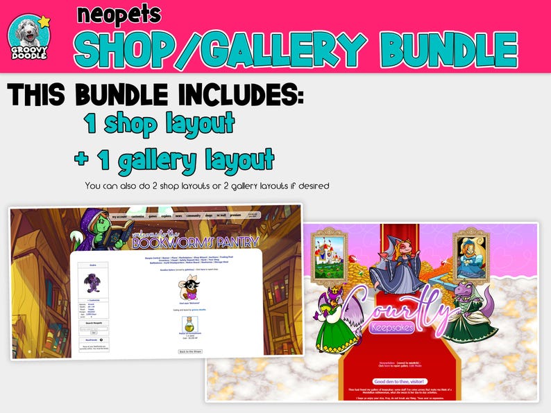 Neopets Gallery/shop Bundle - Etsy