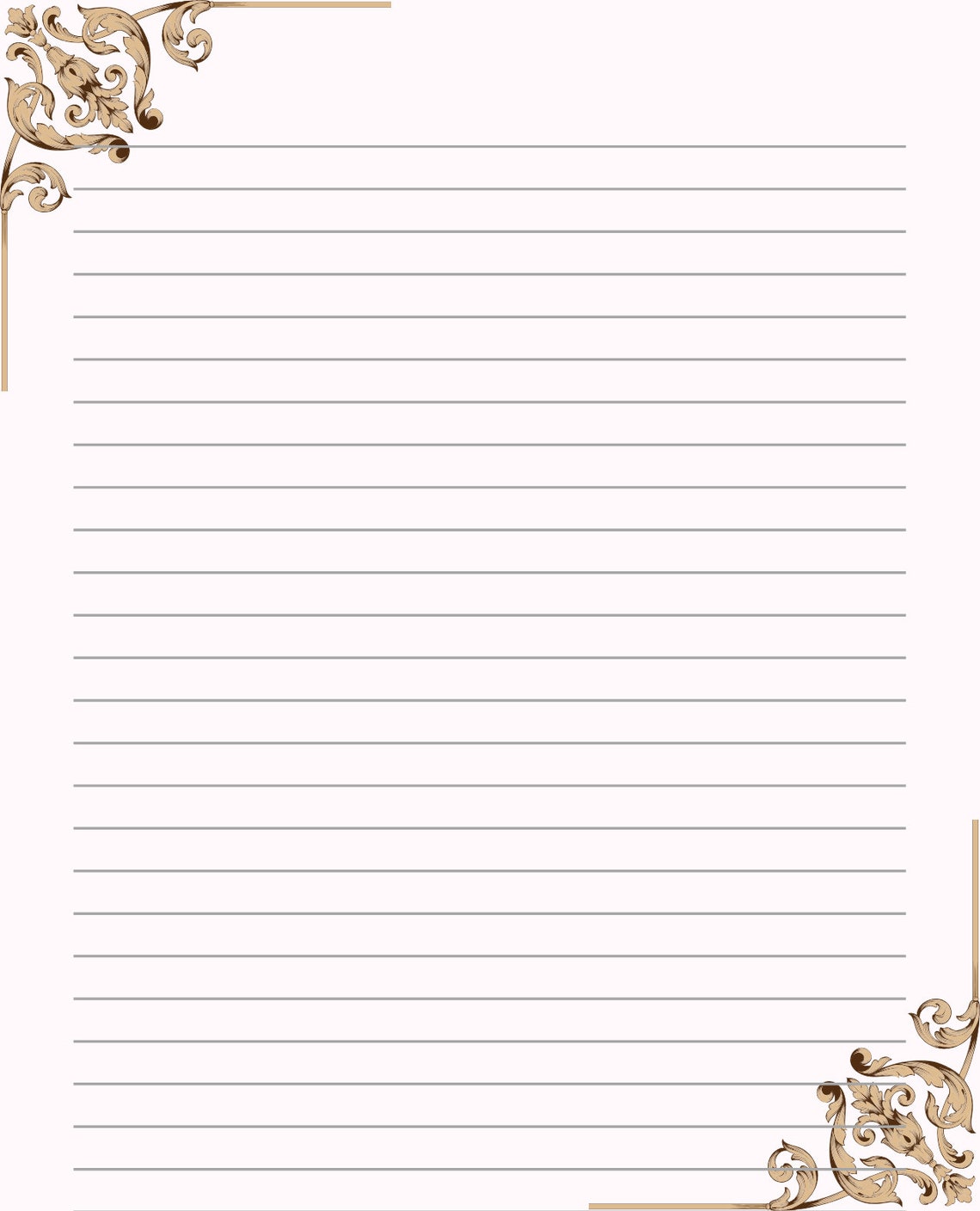 Printable Notepads Template - Etsy