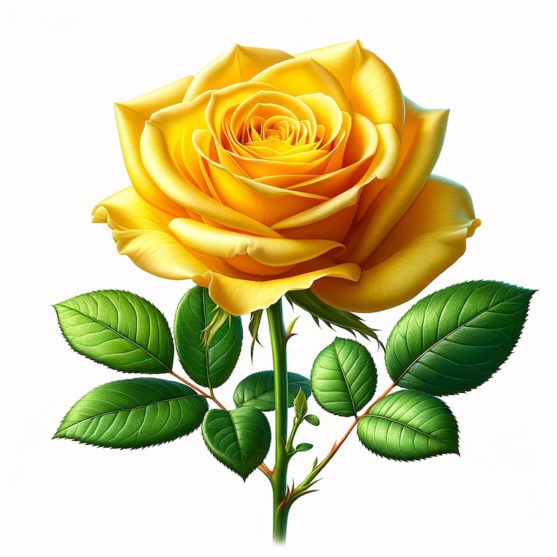 Yellow Rose, Digital File for Use in Artwork. - Etsy
