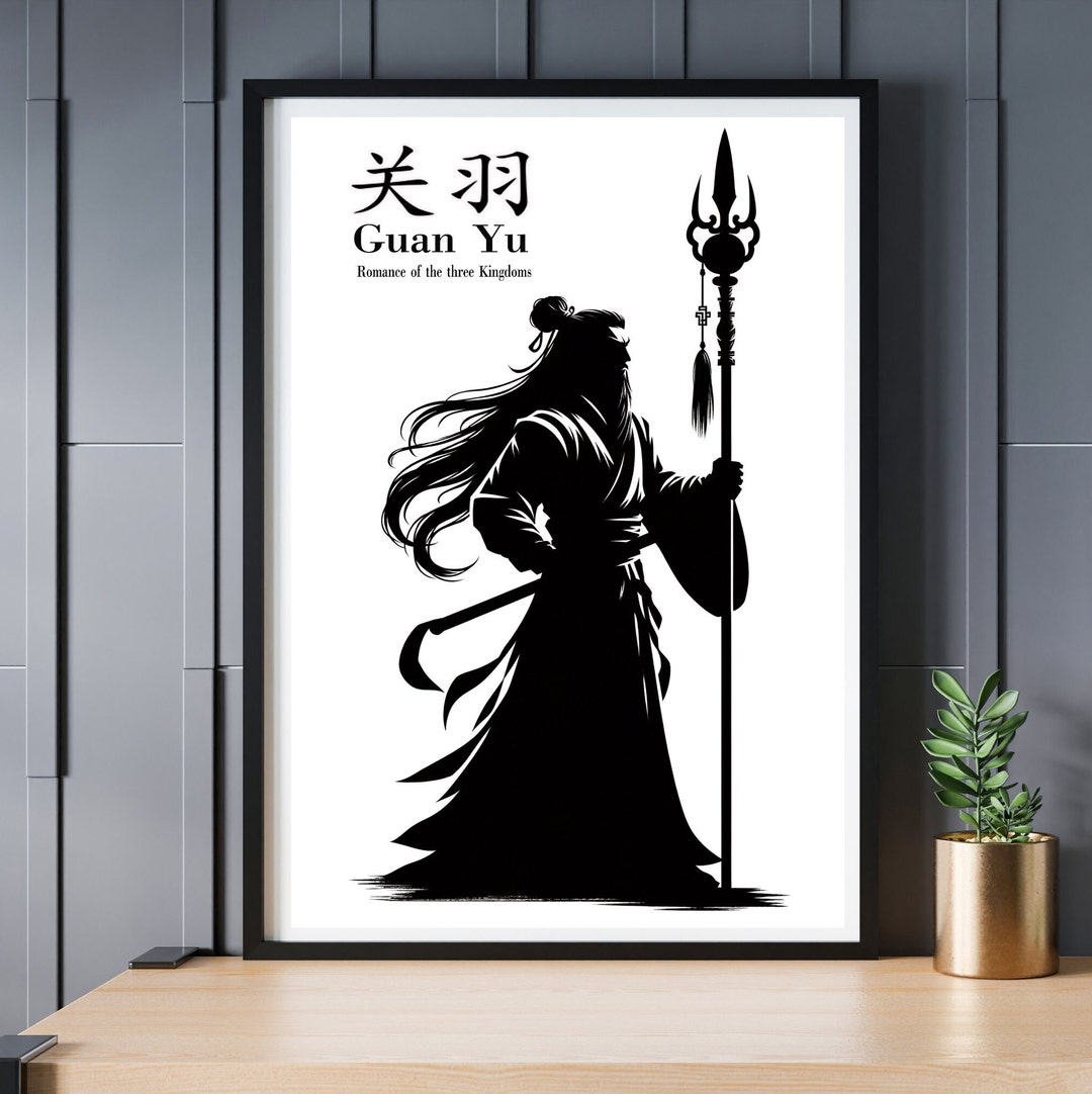 Guan Yu, Digital Art Print, Wall Art Reference, Digital Print Download ...