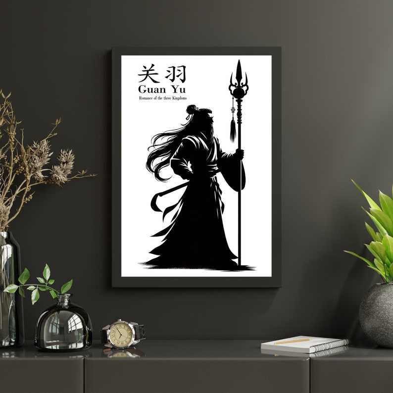 Guan Yu, Digital Art Print, Wall Art Reference, Digital Print Download ...