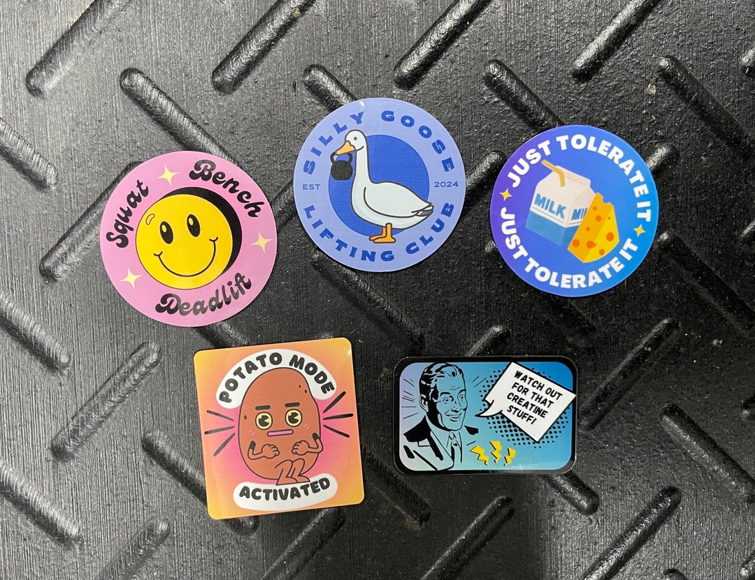 Lifting Sticker Pack Workout Sticker Pack Funny Sticker Gift for ...