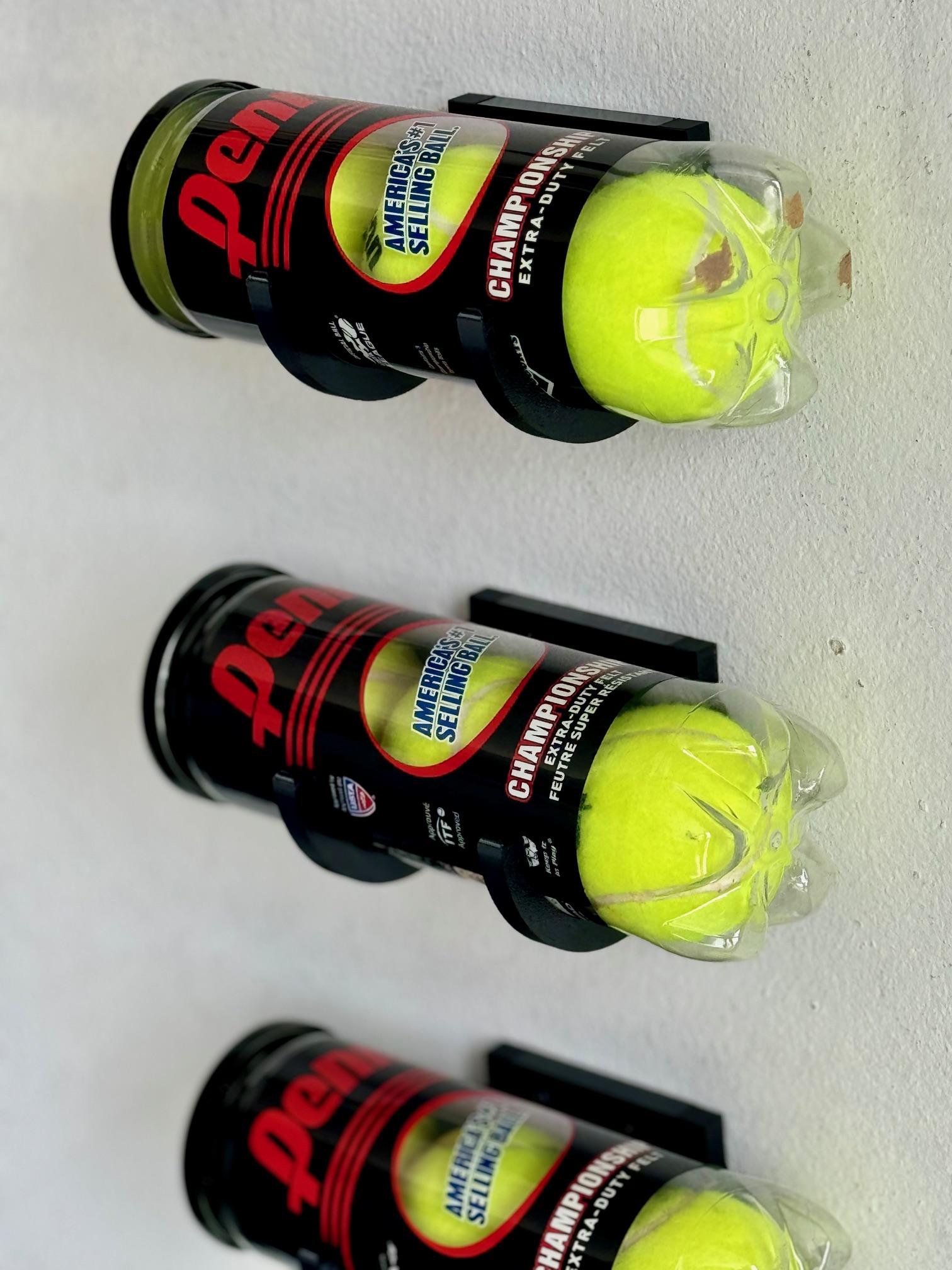 3D Printed Tennis Ball Can Wall Mount Storage Solution for Sports ...