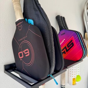 Pickleball Paddle Wall Rack Wider Slots to Accommodate Covers - Etsy