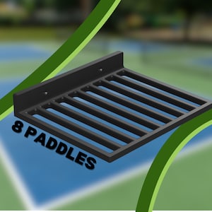 Pickleball Paddle Rack - Organize Your Gear in Style! - Etsy
